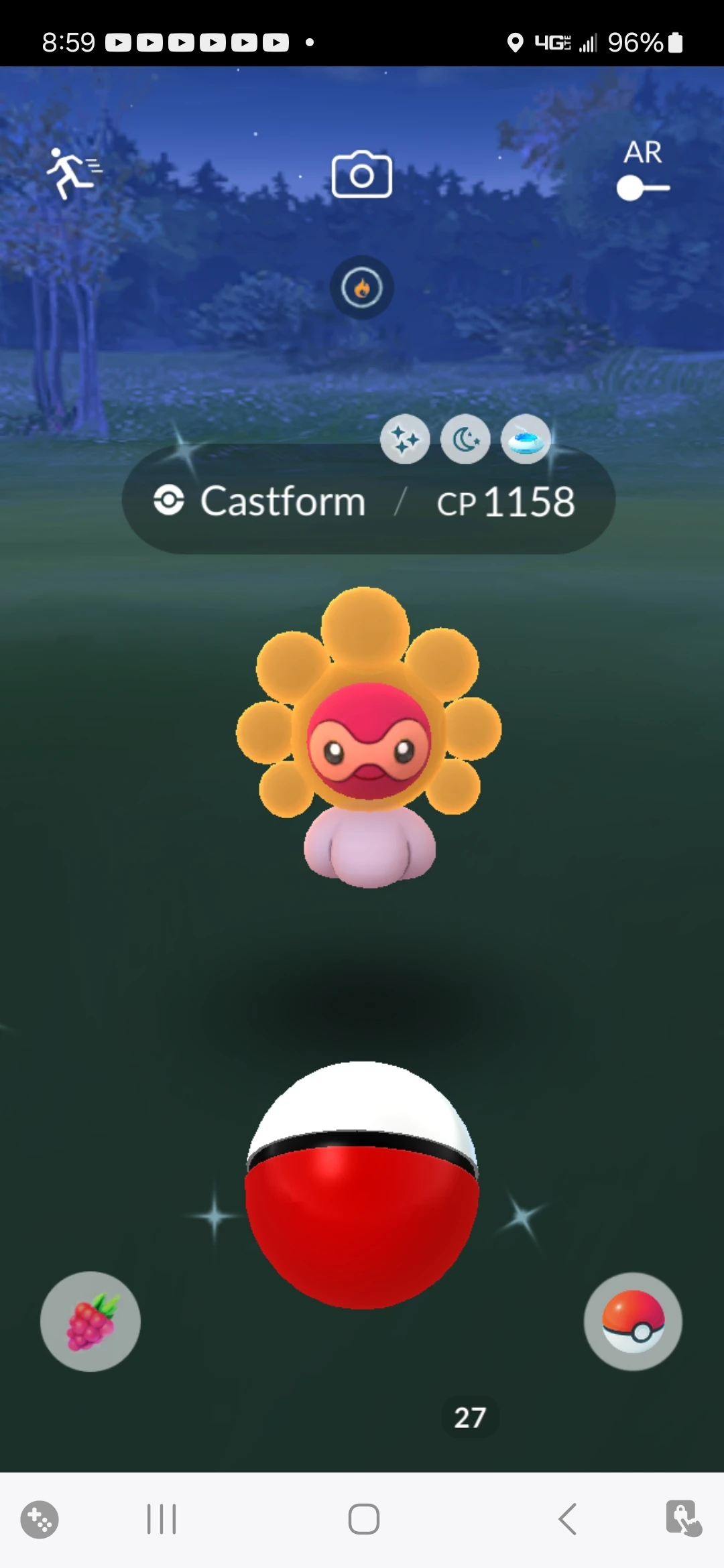 Shiny Sunny Castform from Daily Adventure Incense! | Fandom