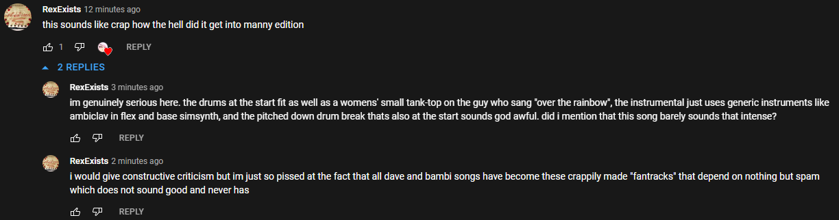 my daily youtube comment rant | Fandom