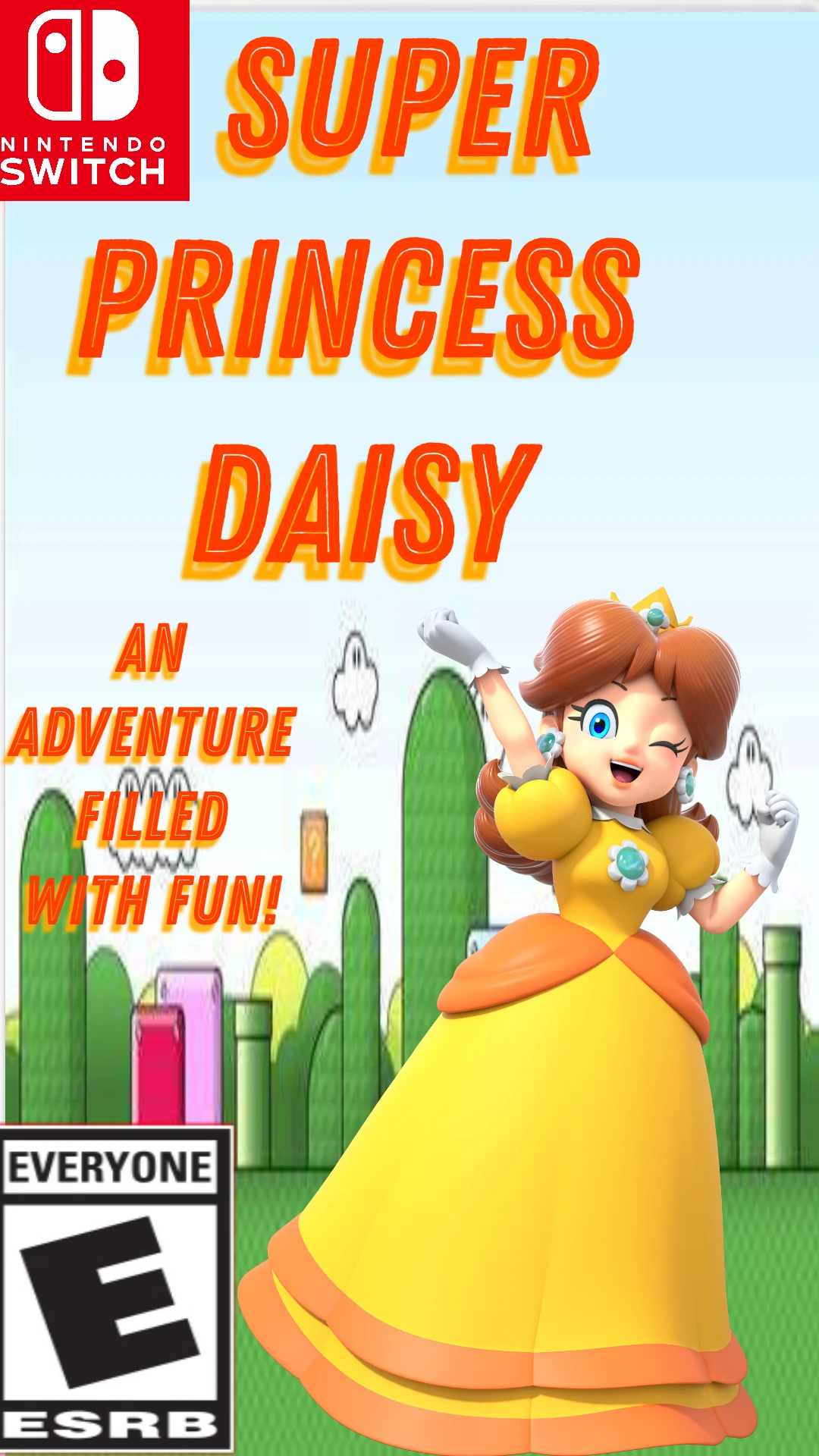 Super Princess Daisy custom game cover | Fandom