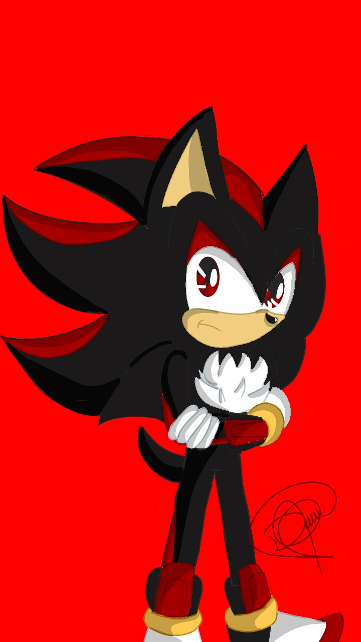 Que tal mi dibujo de shadow 😁 | Fandom