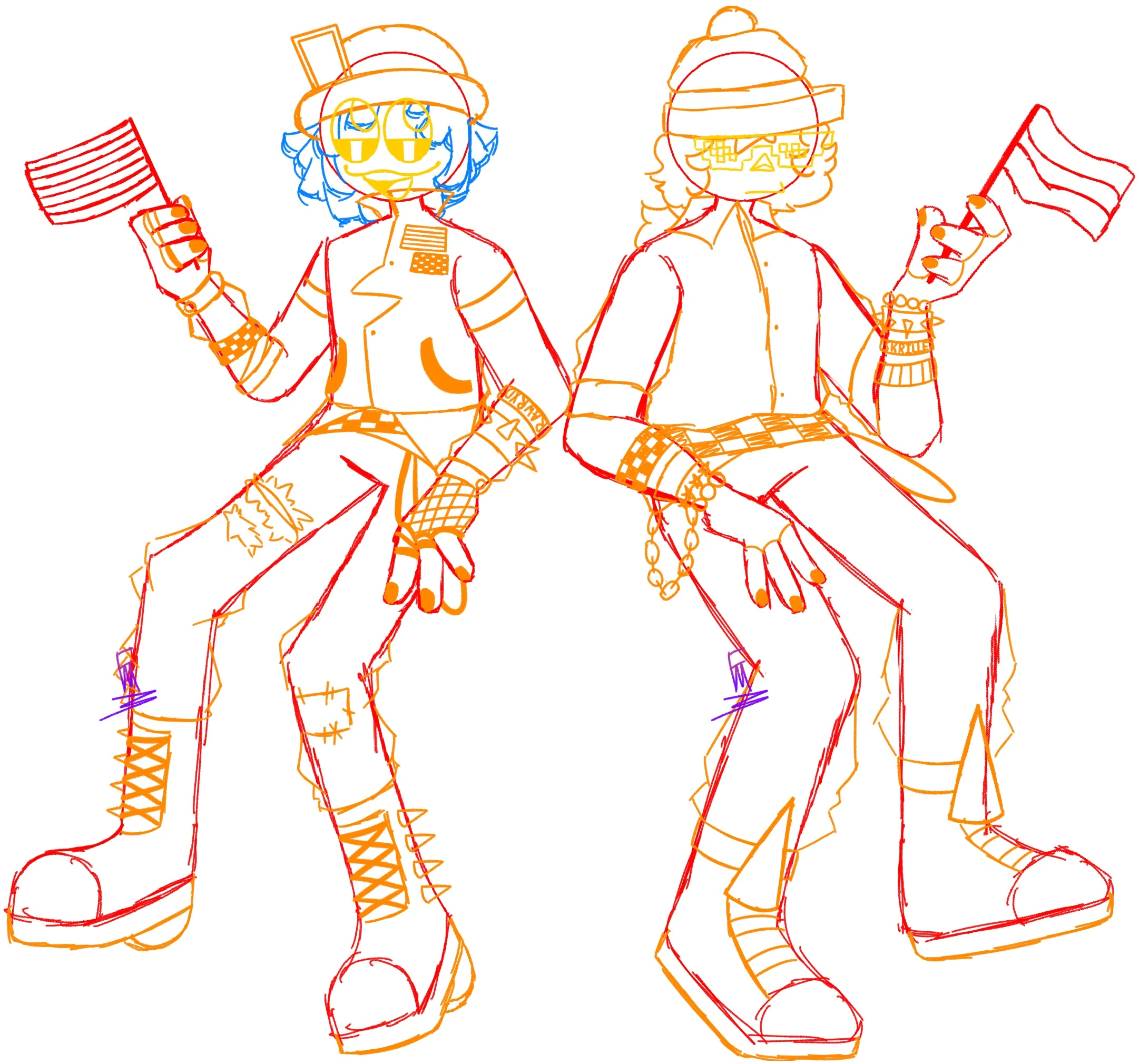 wip banzack and bambistep drawin (a bit bright) | Fandom