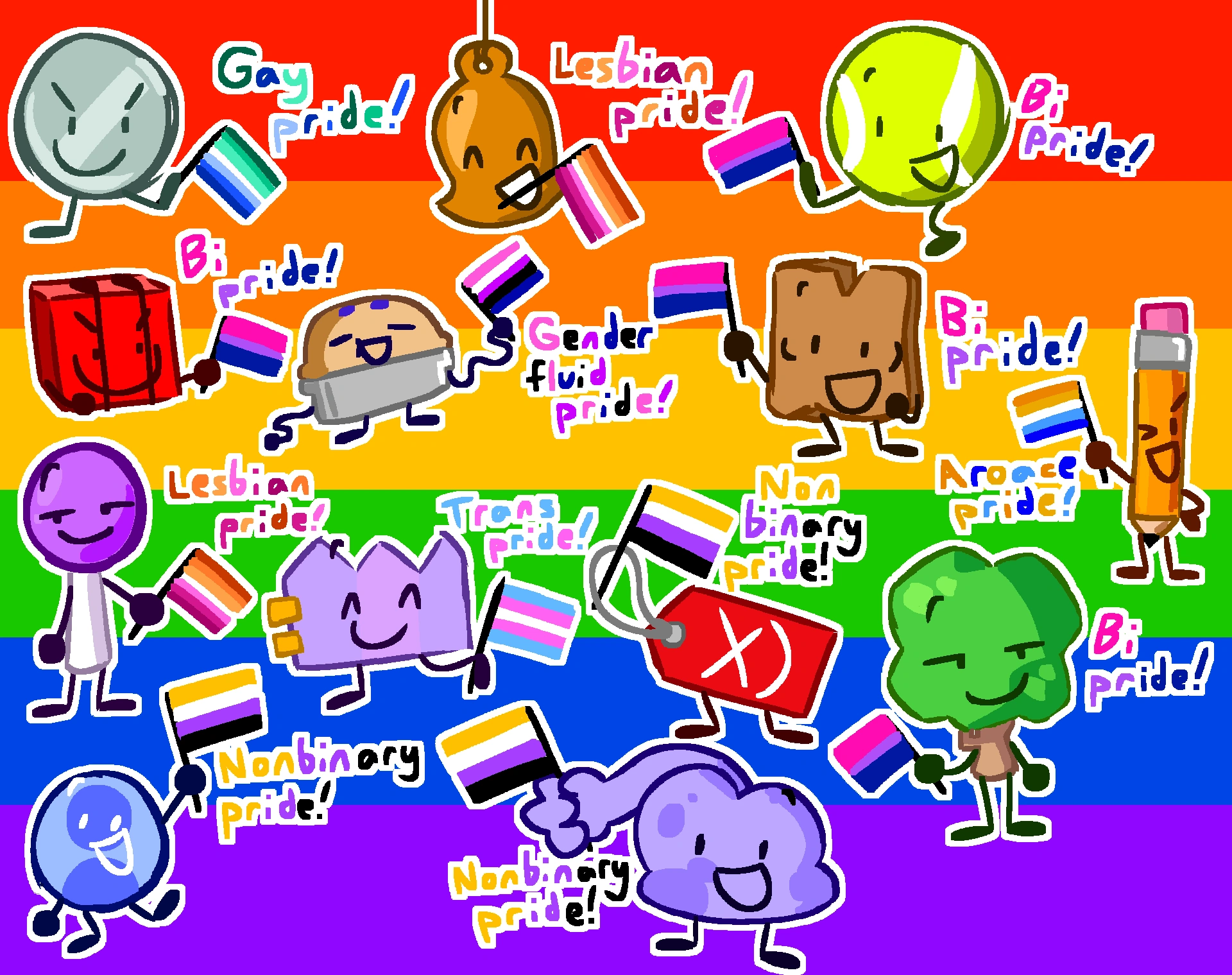 second birthday was like a couple weeks ago yippee. anyway object pride ...