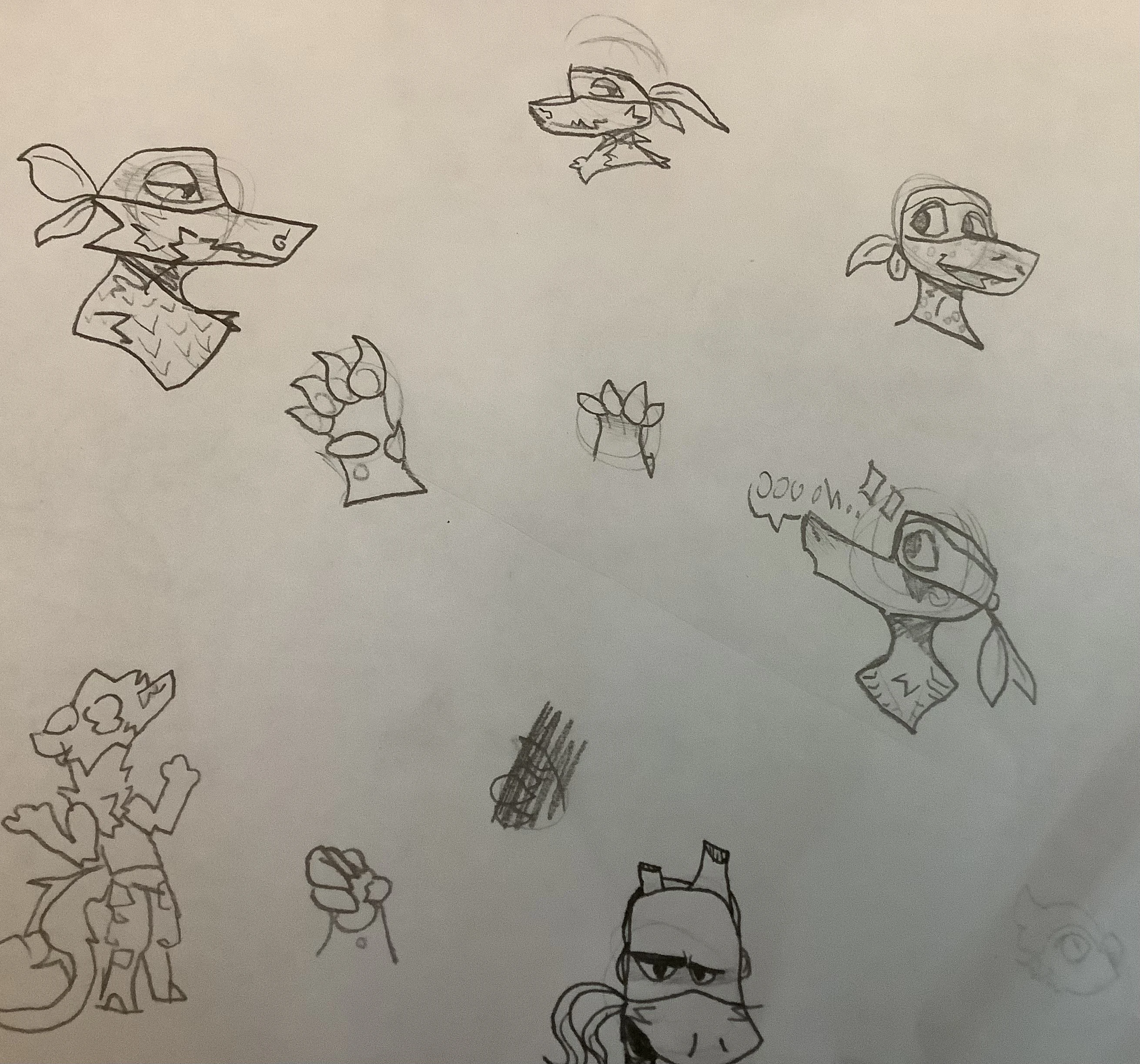 Doodles because I’m not obsessed with rottmnt | Fandom