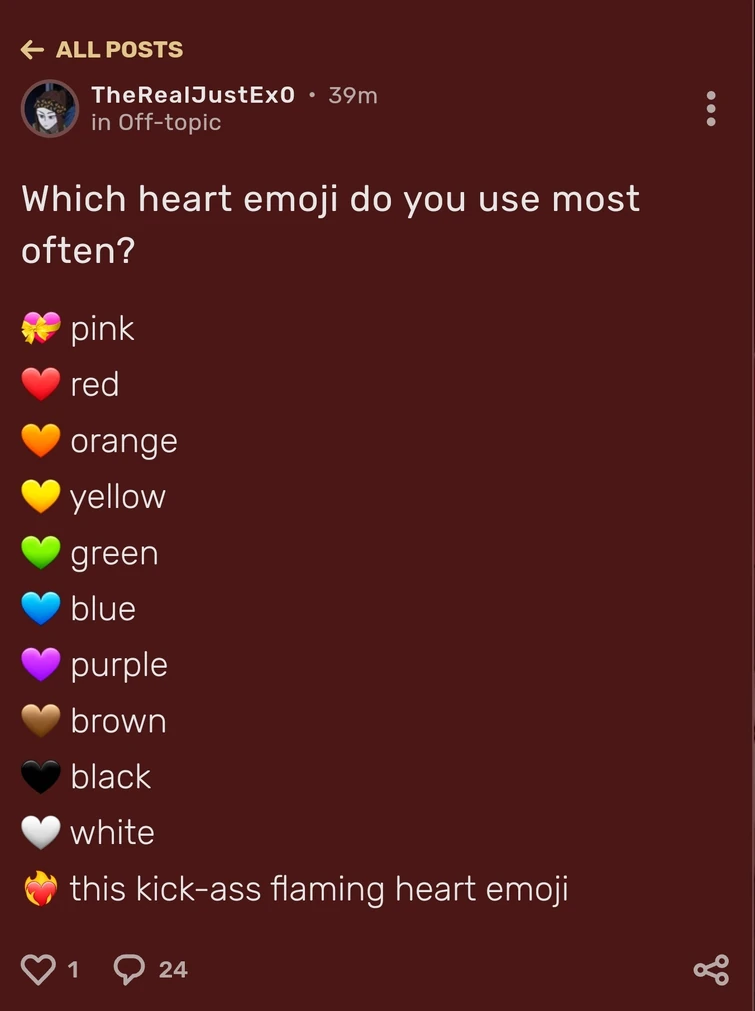 Which heart emoji do you use most often? | Fandom
