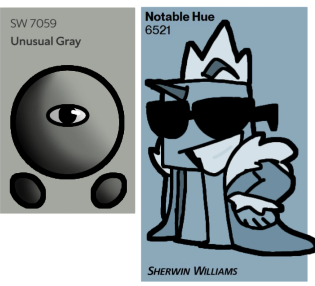 Making Colourblocks based on weird colours with weird names. Got any ...