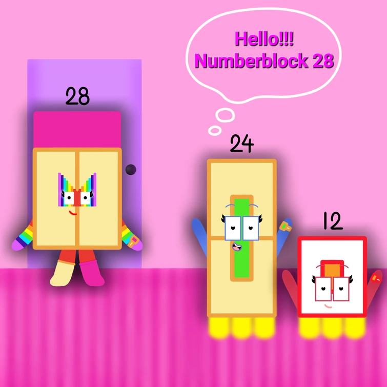 Numberblocks 12 and 24 meet Numberblock 28! | Fandom