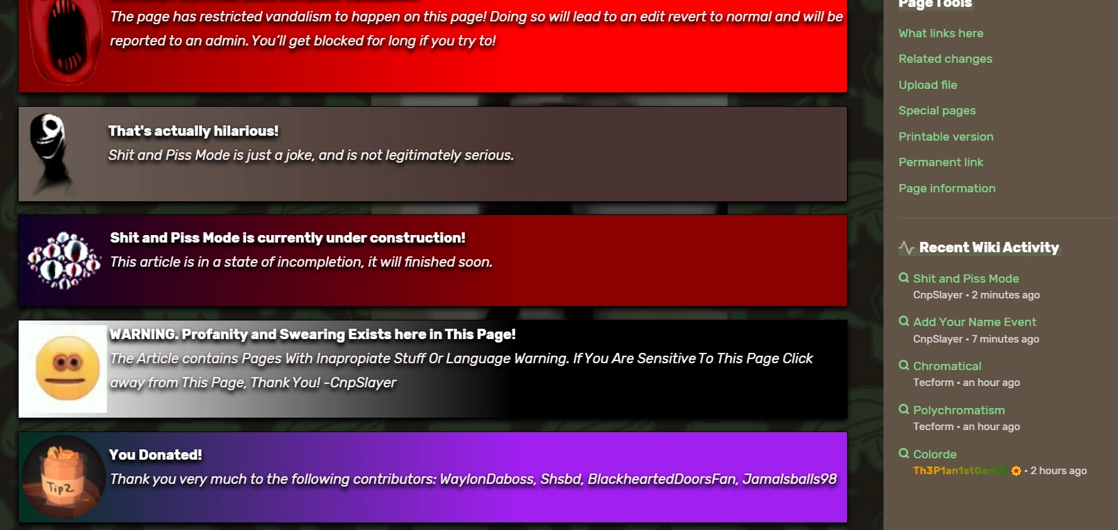 I added An VERY Important template | Fandom