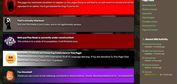 I added An VERY Important template | Fandom