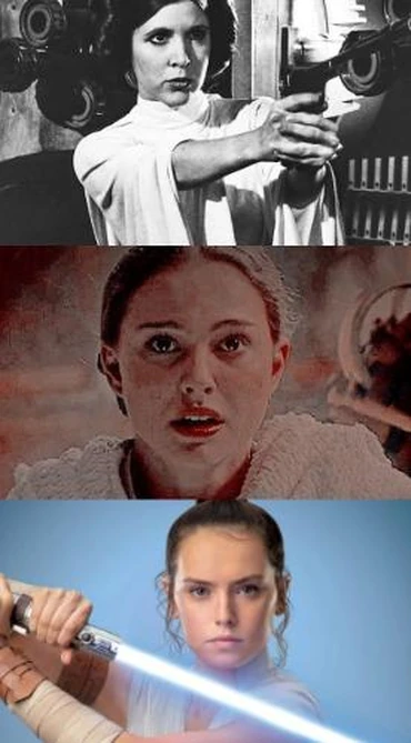 Favourite collage [Leia,Rey,Padmé] | Fandom