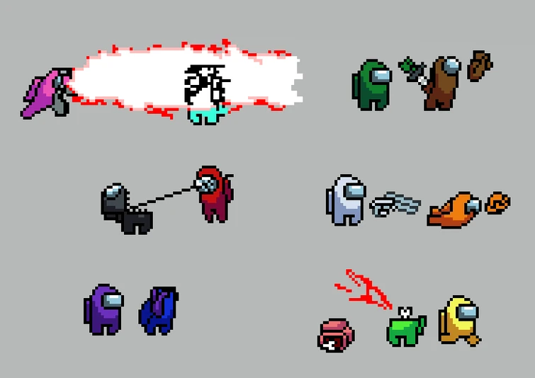 pixelated death animations | Fandom
