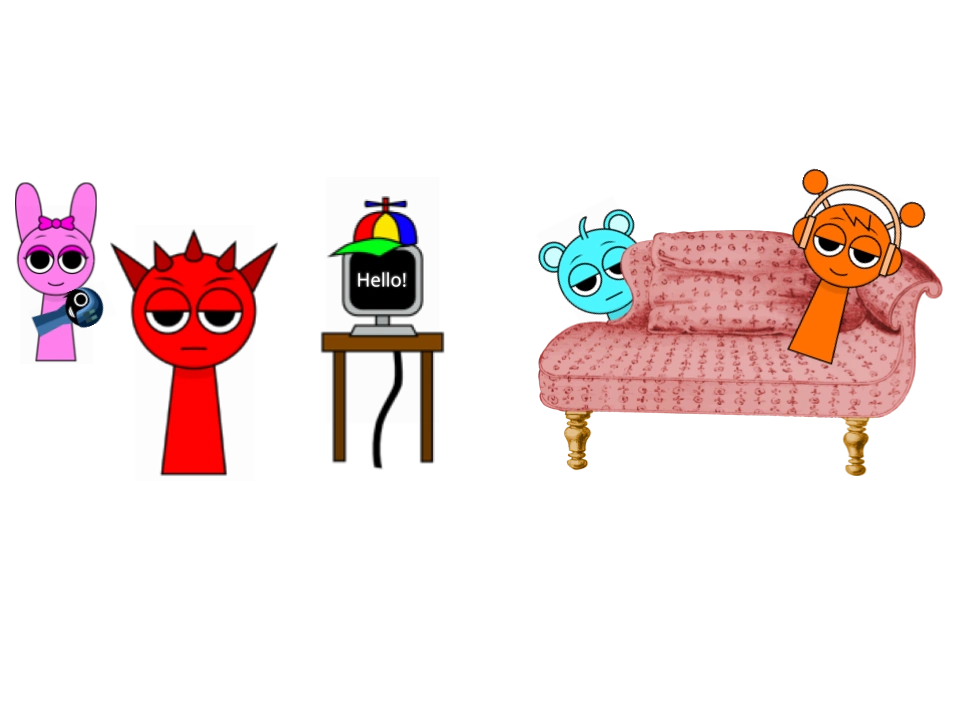 Sprunkies just chillin' | Fandom