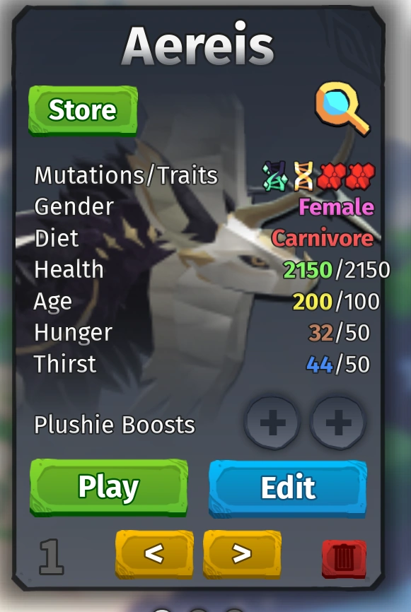 How much is glowtail aer with 2 red traits worth? | Fandom