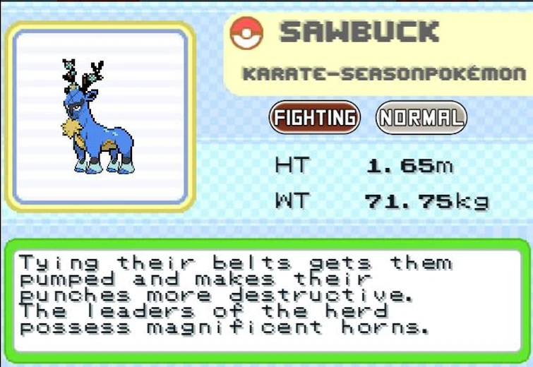 Totally canon pokemon entries #01 : Sawbuck and Ho-oh | Fandom