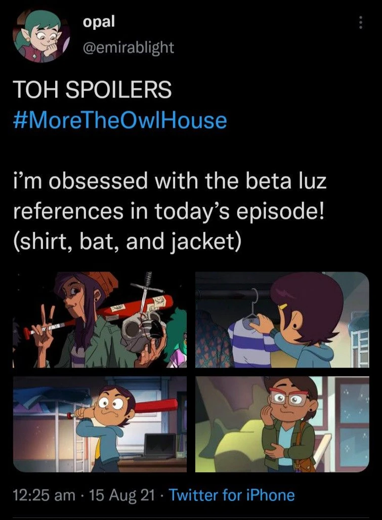 The Owl House Beta Luz references | Fandom