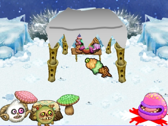 epic thumpies let maw ''borrow'' their tree stump and mushrooms to play ...