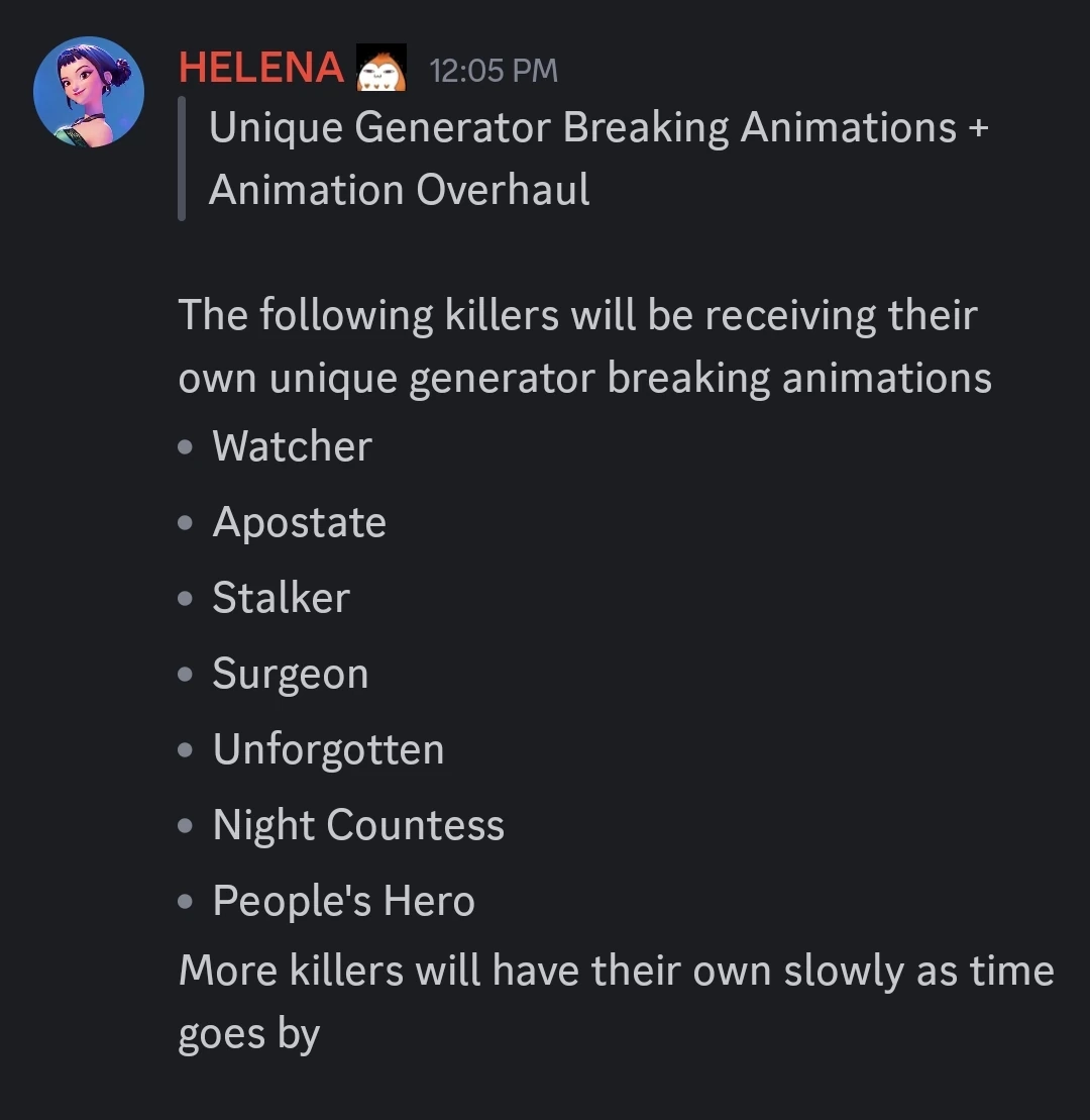NEWS REGARDING UPCOMING CONTENT (New gen animations + 2v10 announcement) | Fandom