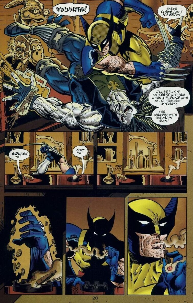 Would Wolverine Actually Win This Fight Nodo I Love To See Lobo Get His Ass Get His Ass Handed