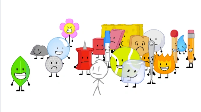 bfdi intro poses but with new assets and david | Fandom