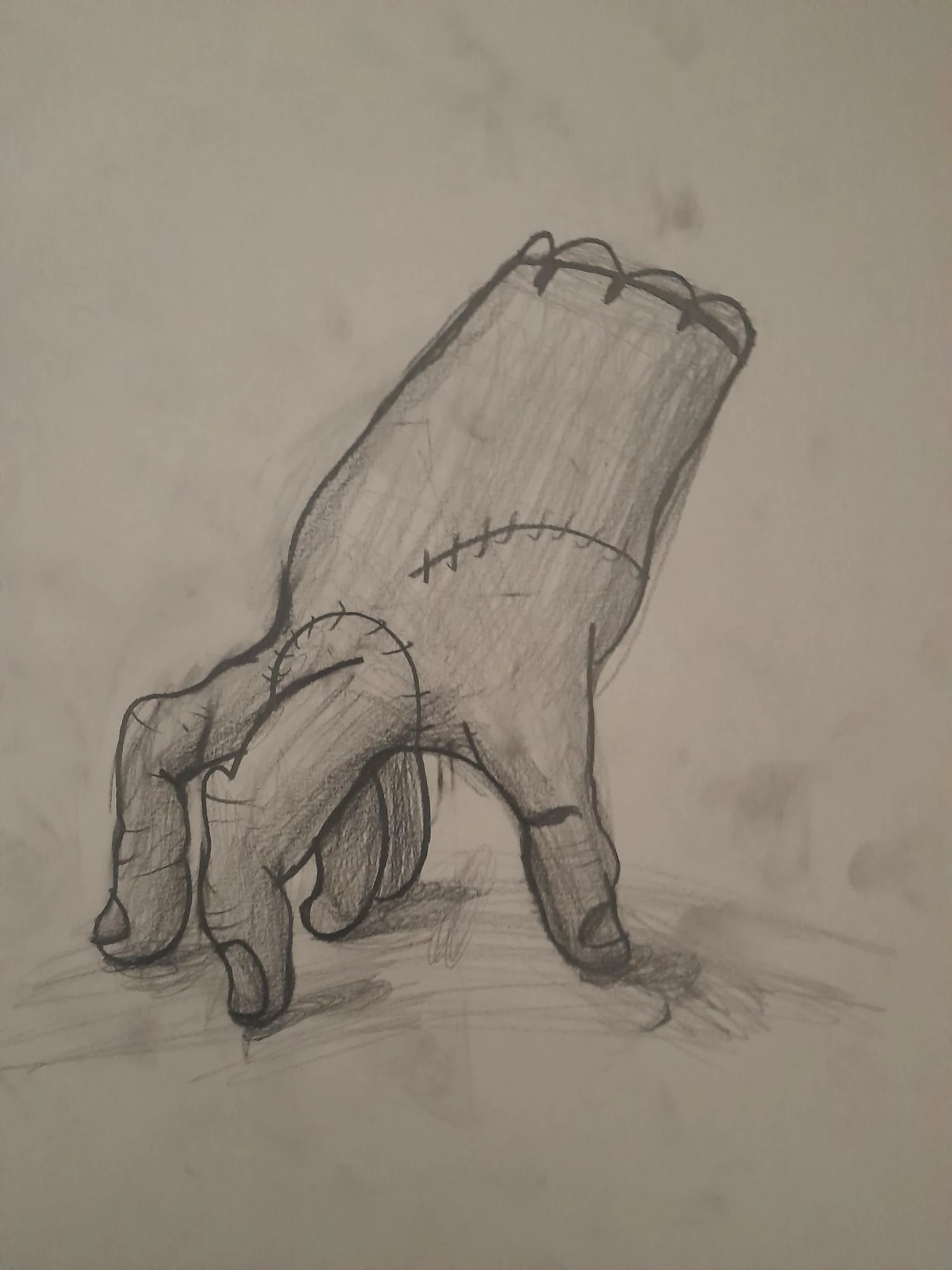 My sketch of Thing from Wednesday | Fandom