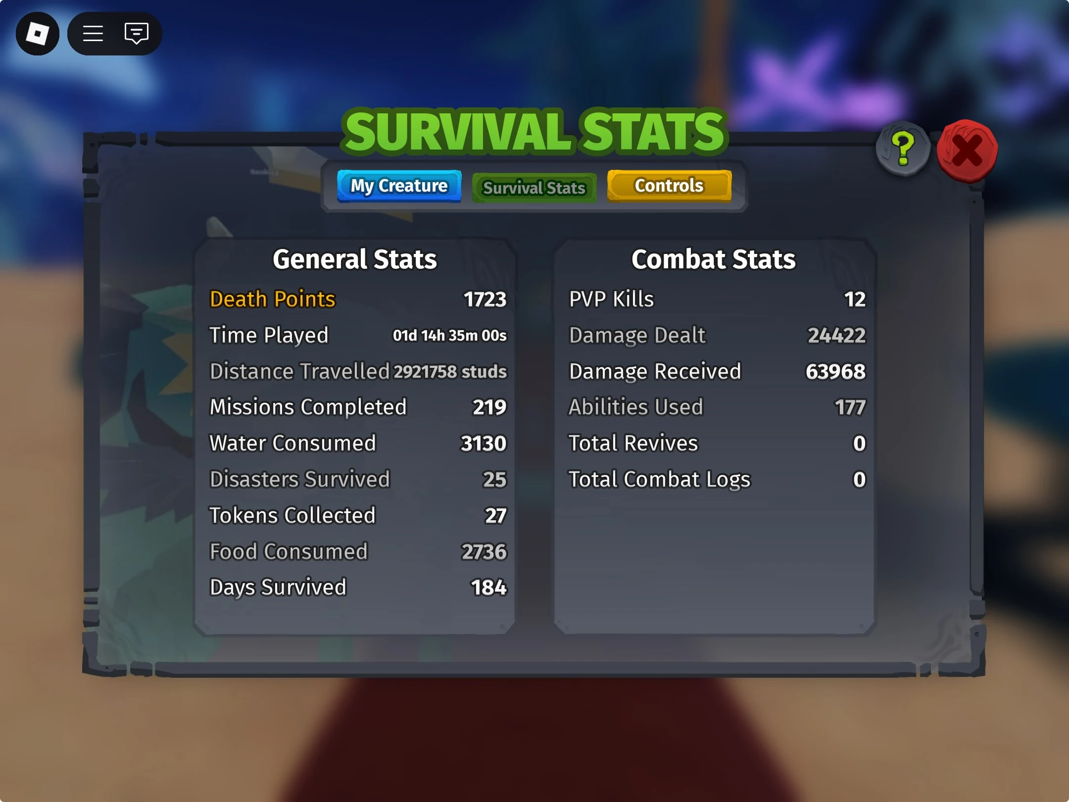 yo rate my survival stats | Fandom