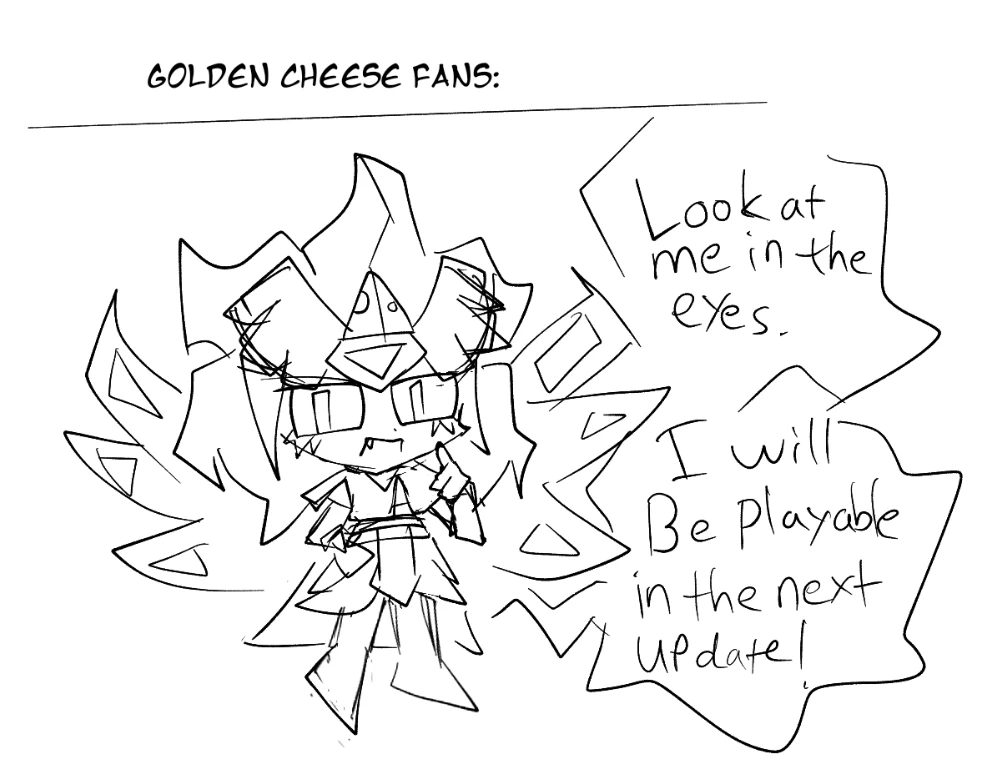 Golden cheese will become playable in 2078+34 years from now | Fandom
