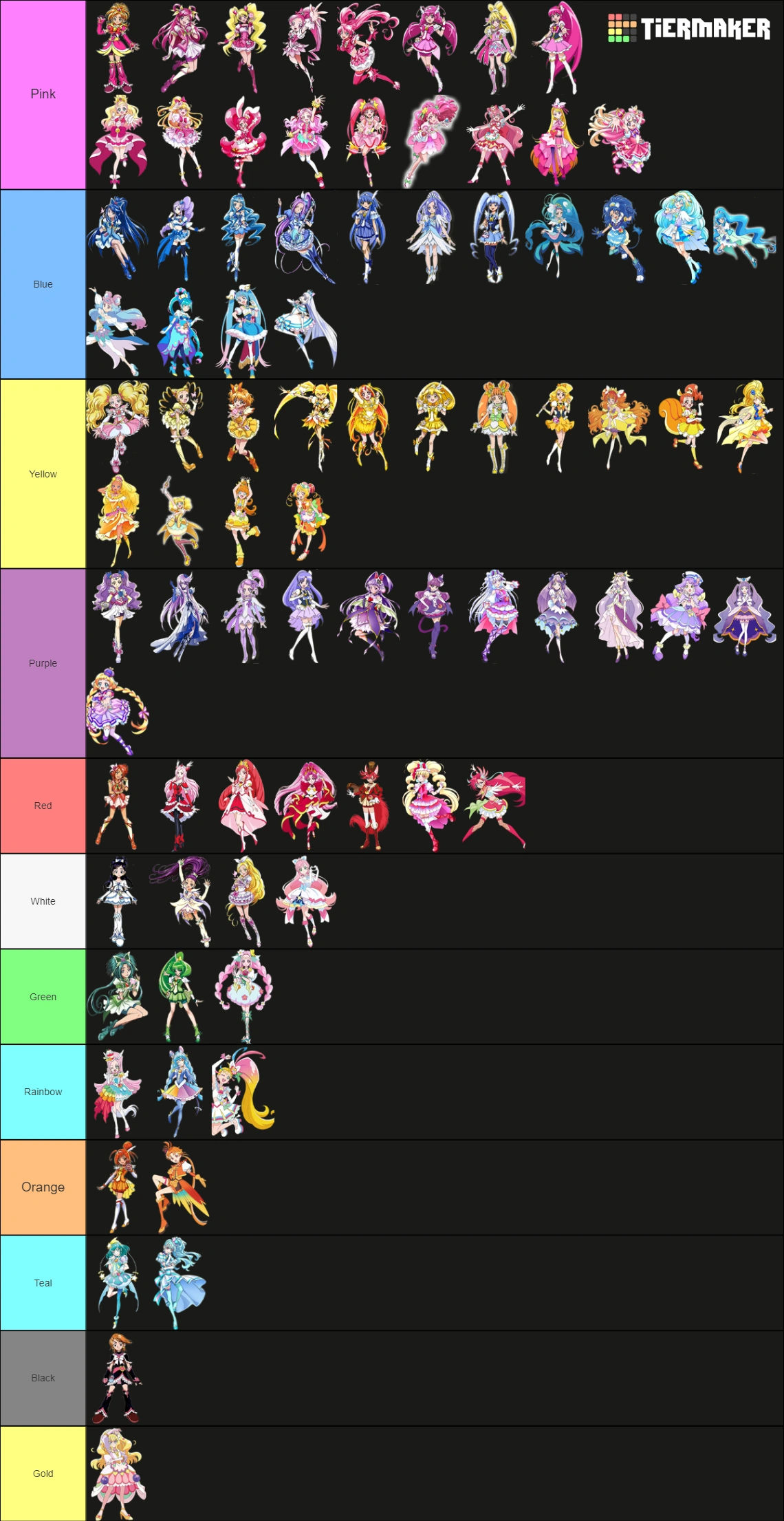 My pretty cure colors!!! 😁🌈(Spoiler Wonderful) | Fandom