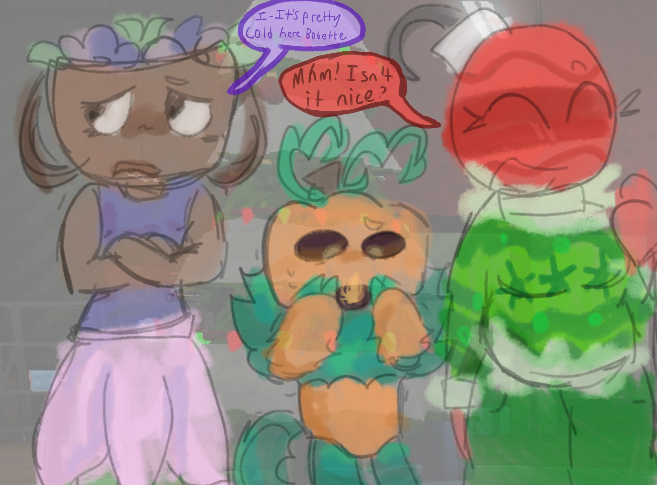 [do you think the Christmas floor is cold,,,] | Fandom