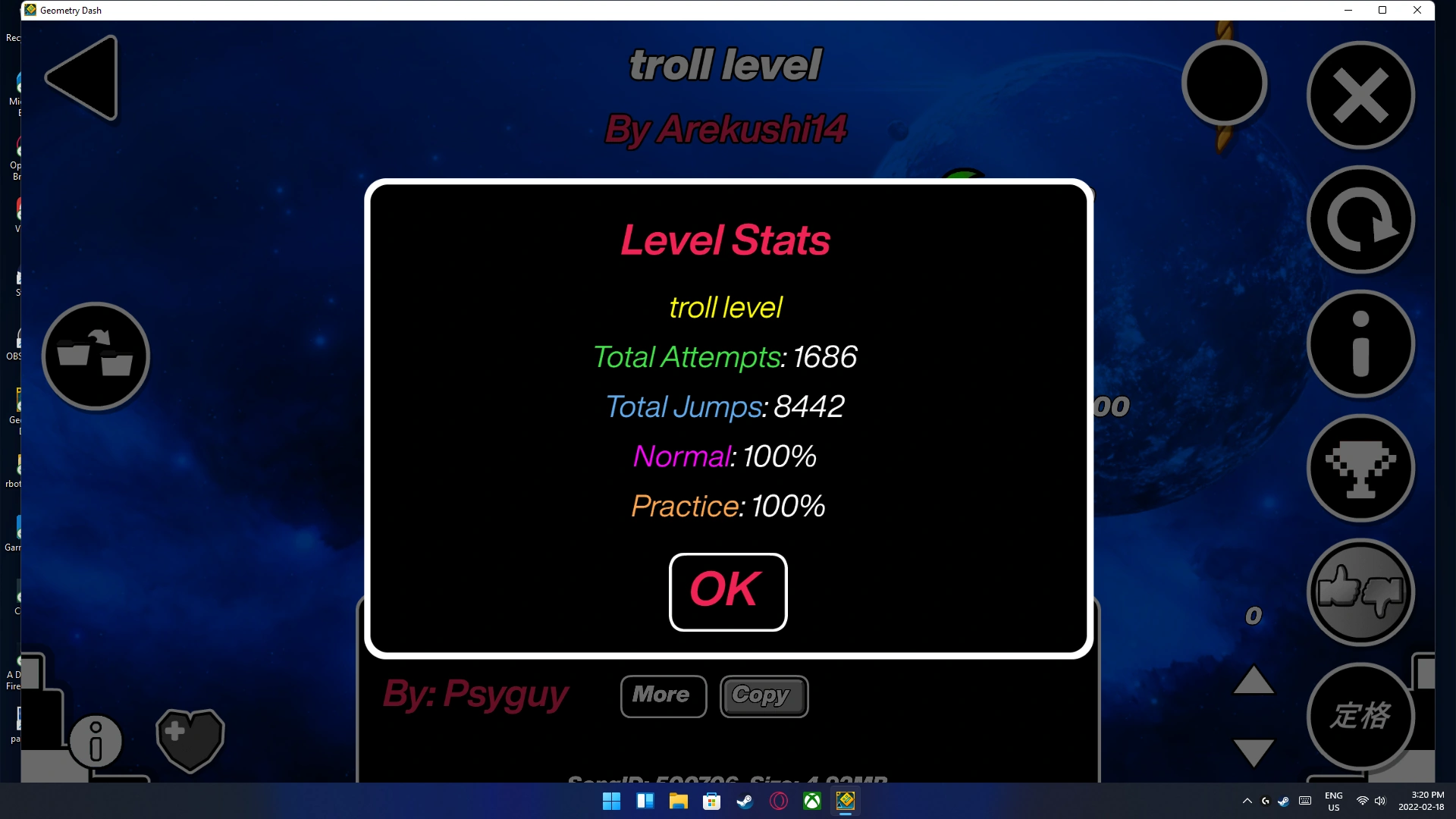 TROLL LEVEL 100% FIRST EXTREME DEMON | Fandom