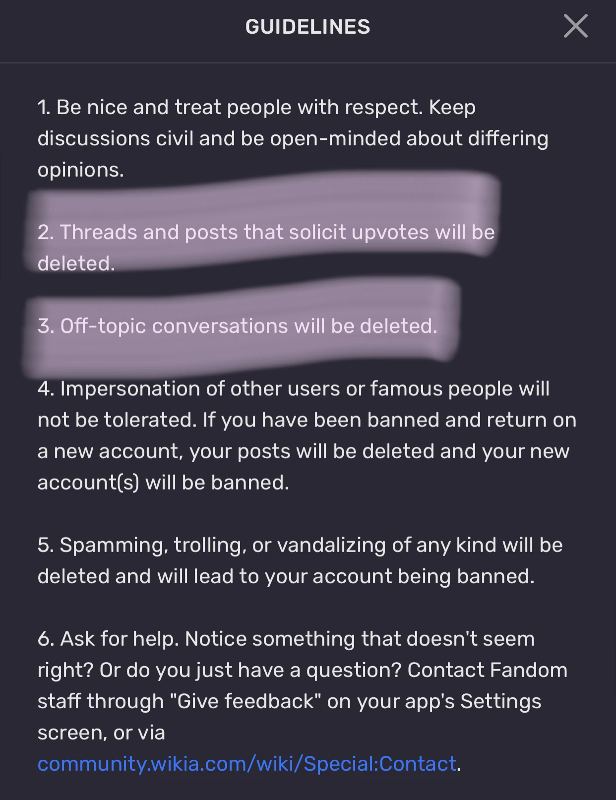 Guidelines | Fandom
