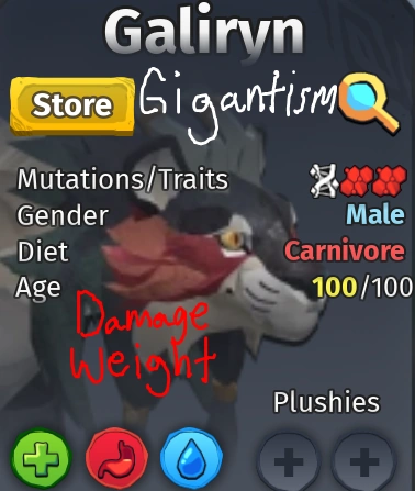 GIAGANTISM RED TRAIT(s) GALIRYN + nesting palette | Fandom