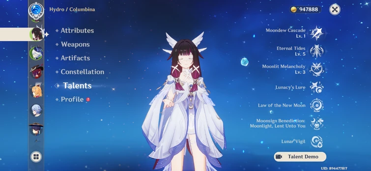 Columbinas build for today! | Fandom