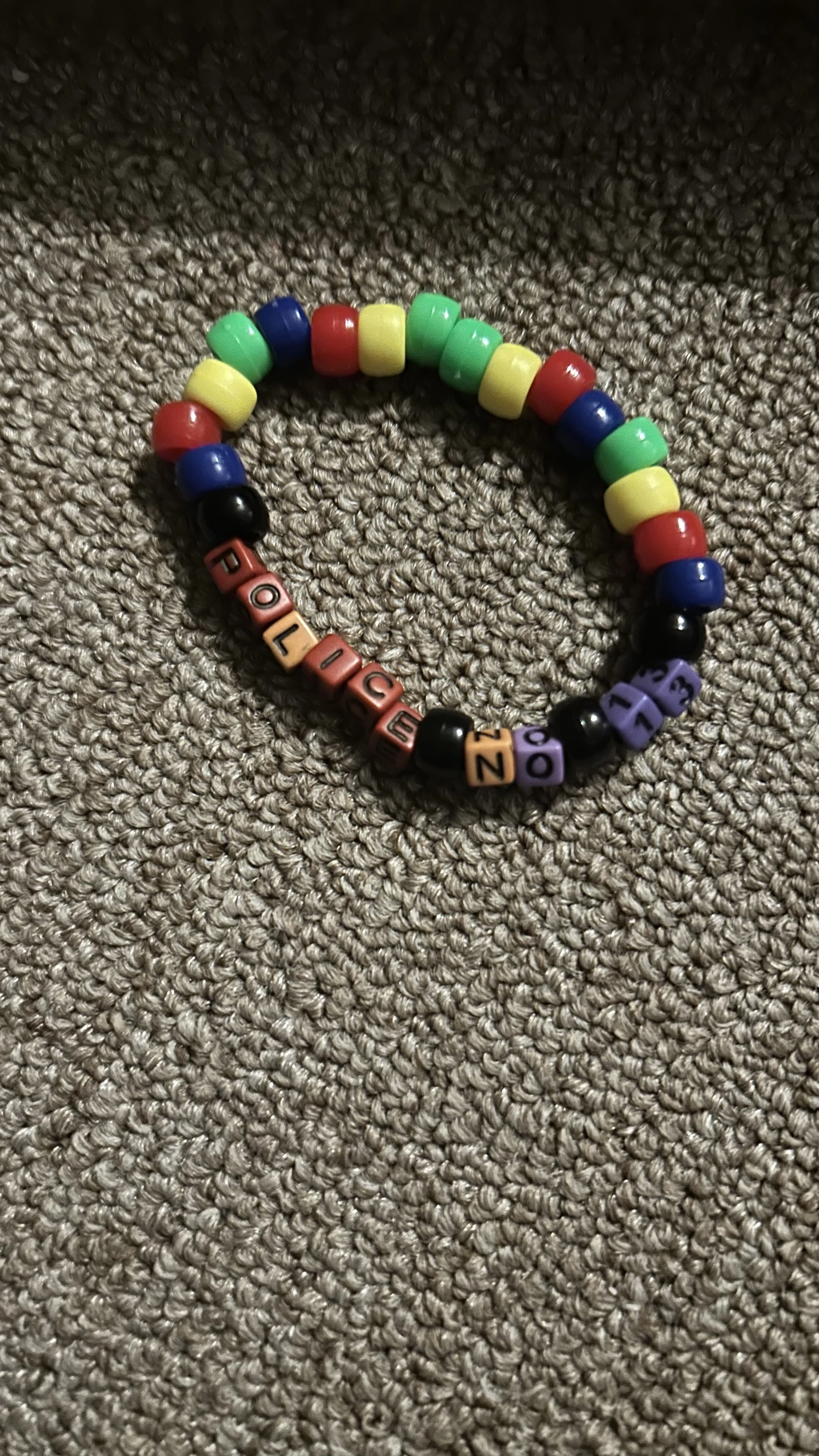 made a police no 13 bracelet today :3 | Fandom