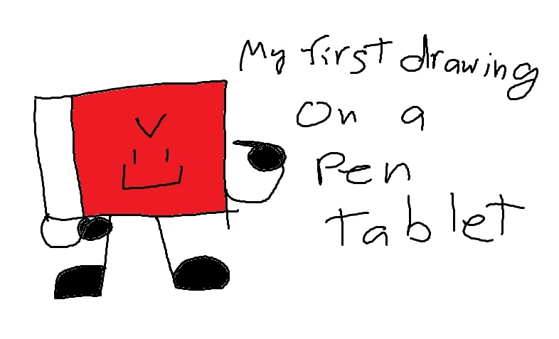 I got a Pen Tablet for new year, so I made this | Fandom