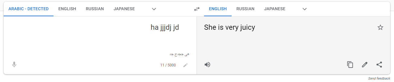 this is what happens when you type random letters into google translate | Fandom