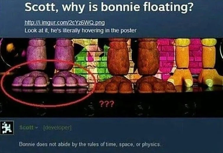 Fnaf 1 Bonnie is the most powerful fnaf character | Fandom