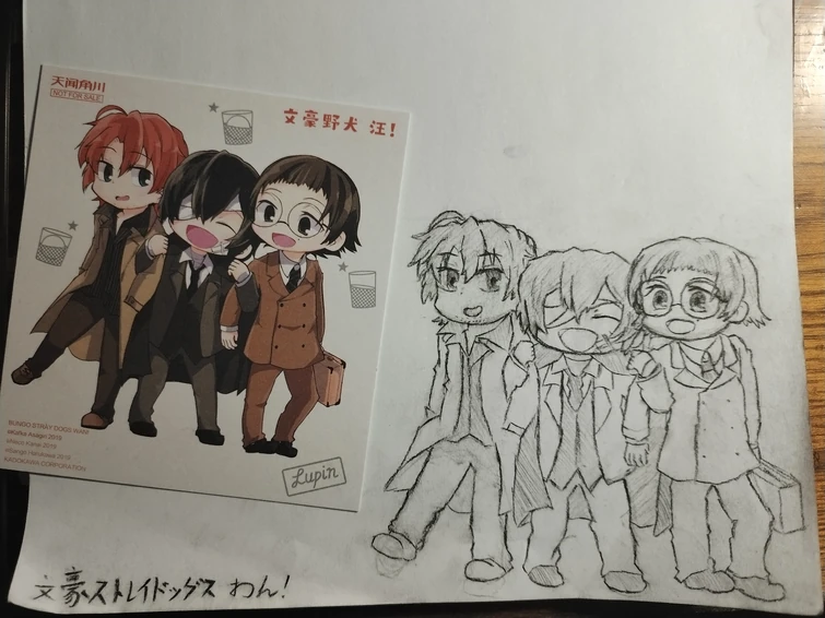 All my BSD drawings | Fandom