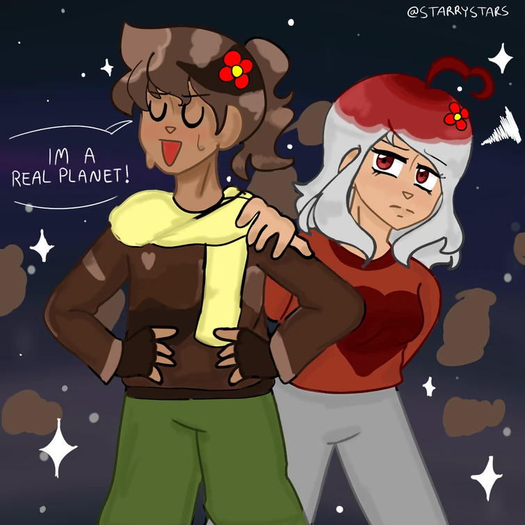 pluto and charob scene redraw!^^ | Fandom