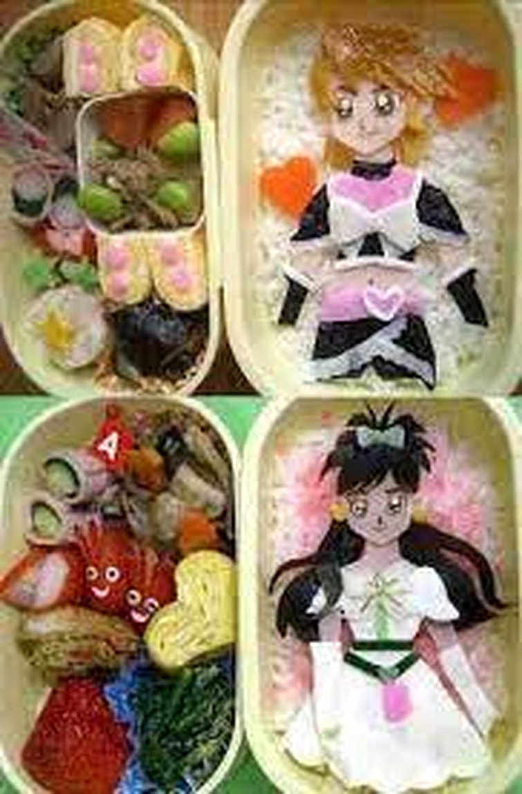 The Real Precure Character Food Arts ("Chara-Ben", Character-Bento) in ...