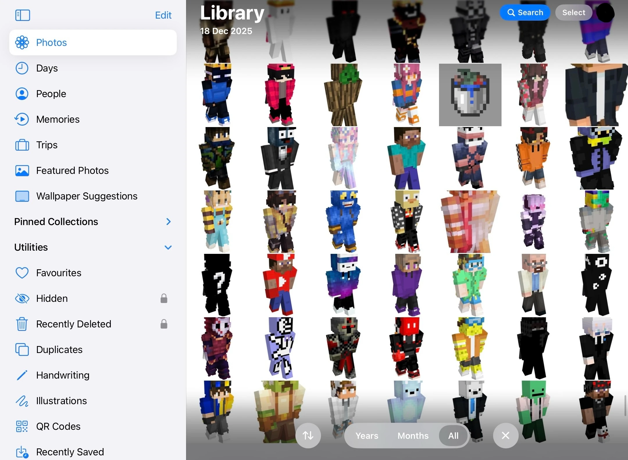 so i *might’ve* saved every skin of every character and my search ...