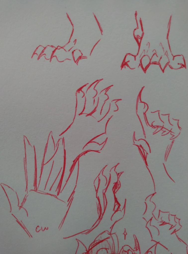 just some talon drawing practice I did at school | Fandom