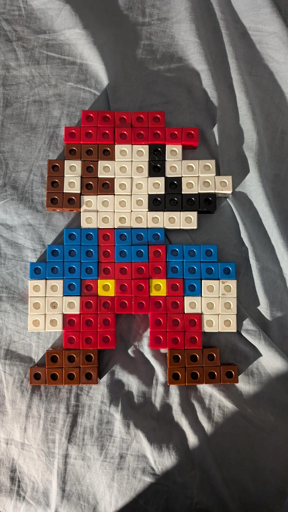 8-Bit Mario (Made Out of Snap Cubes) | Fandom