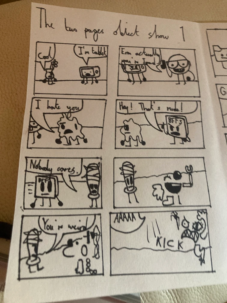 The two pages object show episode 1! | Fandom