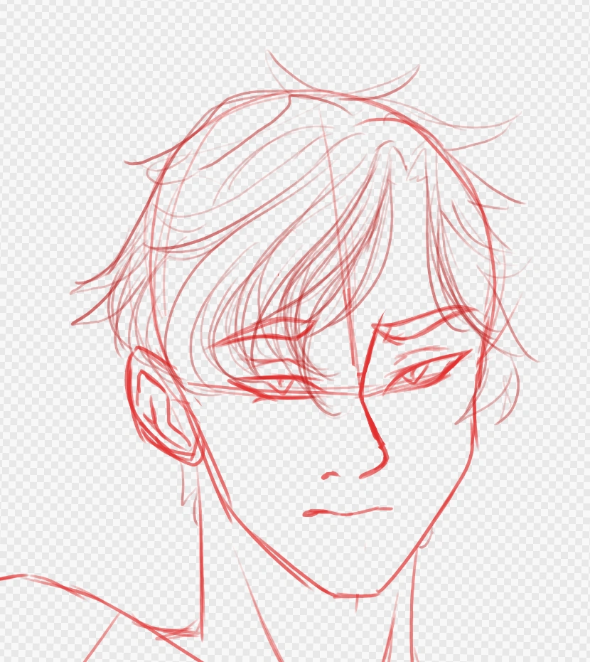 when you're stuck between keeping to your artstyle (of drawing hot ...
