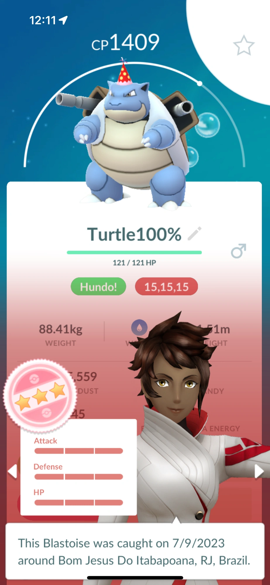 My first ever hundo event blastoise | Fandom