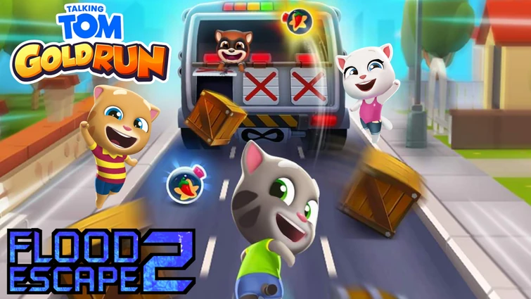 I made Background Talking Tom Gold Run Logo Fe2 | Fandom