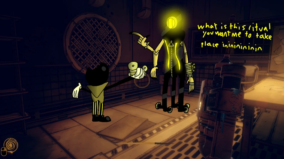 took a lil trip to when bendy was first created by the keepers | Fandom