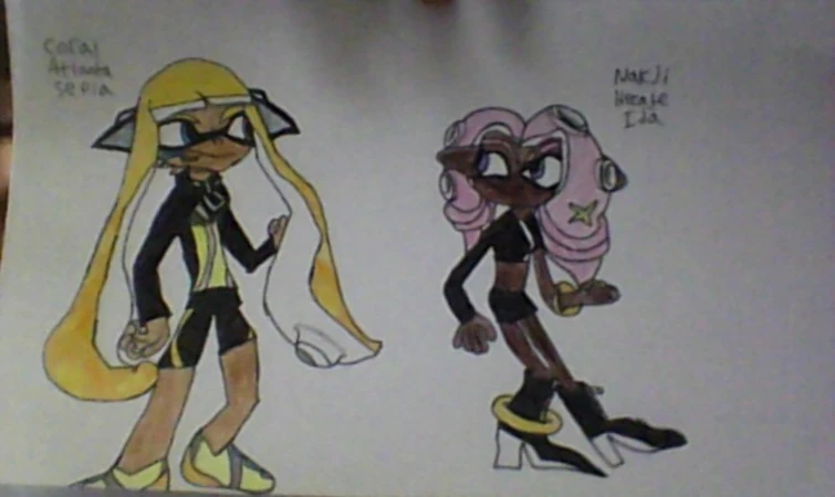 I drew Agent 3 and Agent 8 | Fandom