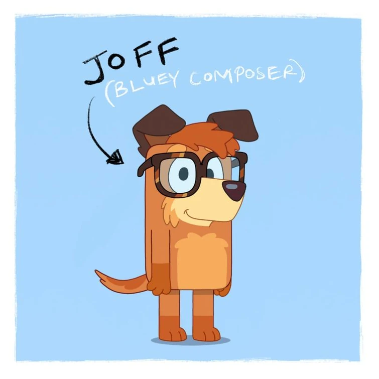 Busker is Modelled on Bluey's Composer, Joff Bush | Fandom