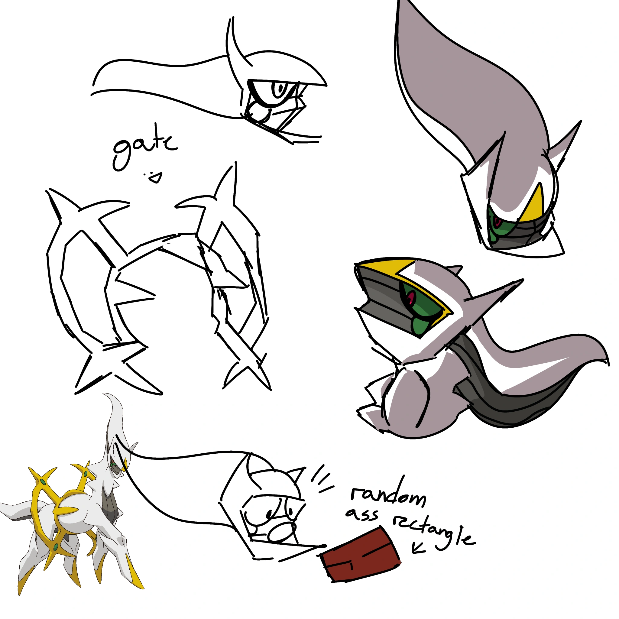 arceus doodles | Fandom