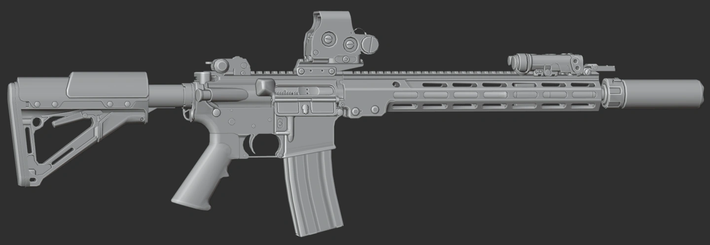 LA-23/NGAL Laser + Magpul CTR with cheek riser on M4A1 | Fandom